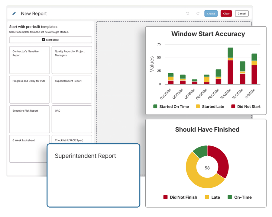 Custom Report Templates for Construction Projects
