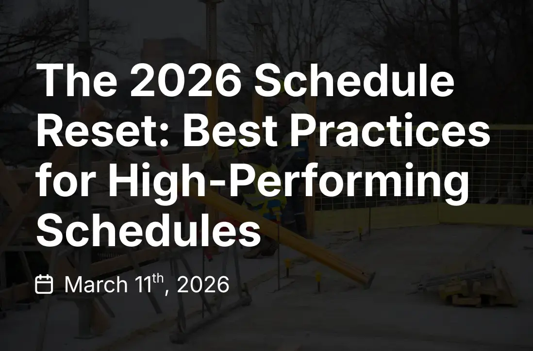 The 2026 Schedule Reset: Best Practices for High-Performing Schedules