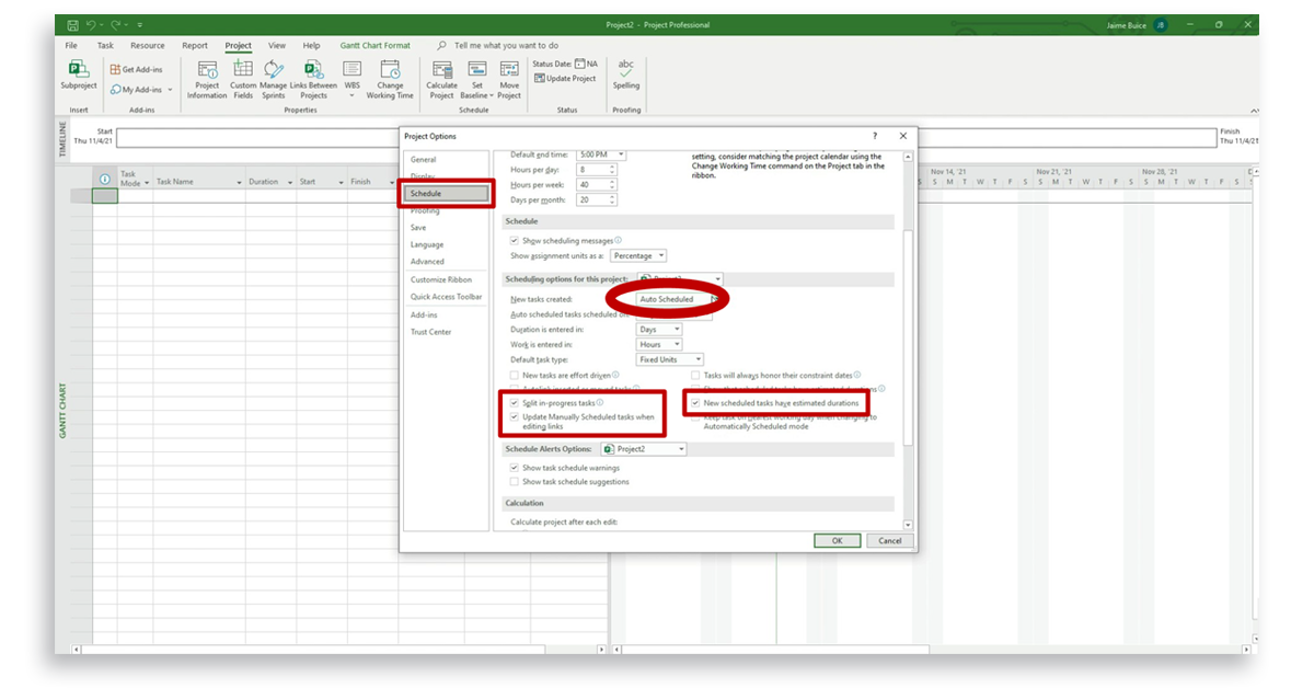 Create a MS Project Schedule for Construction in 10 Easy Steps