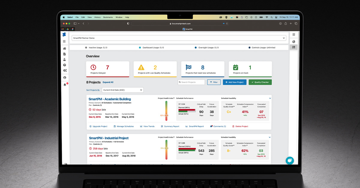 SmartPM Enhances Project Controls Dashboard - SmartPM